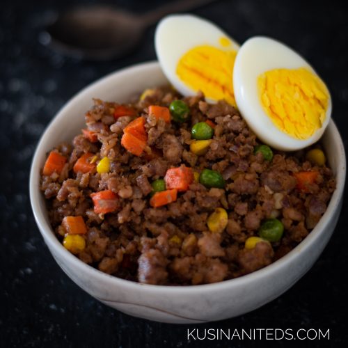 Ginisang Giniling Recipe: Sautéed Ground Pork and Mixed Vegetables