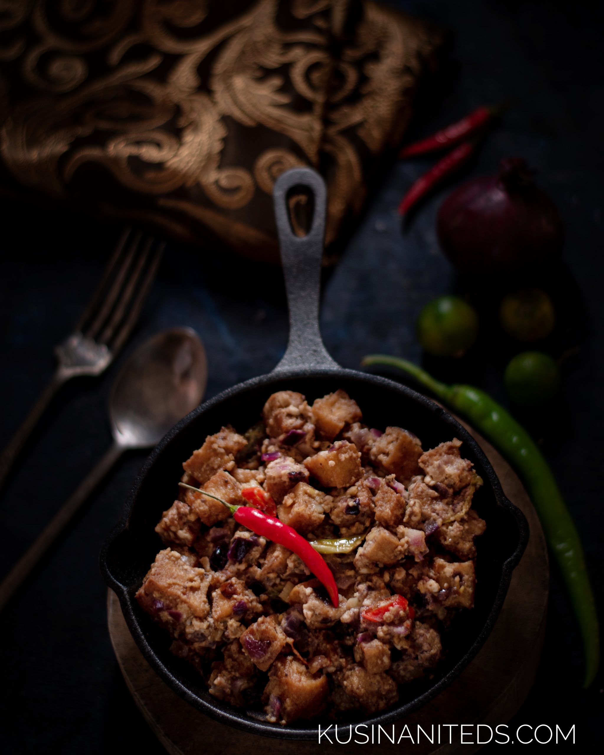 Salted Egg Tofu Sisig: It’s Healthy, Sinful and Very Addicting Tofu Dish