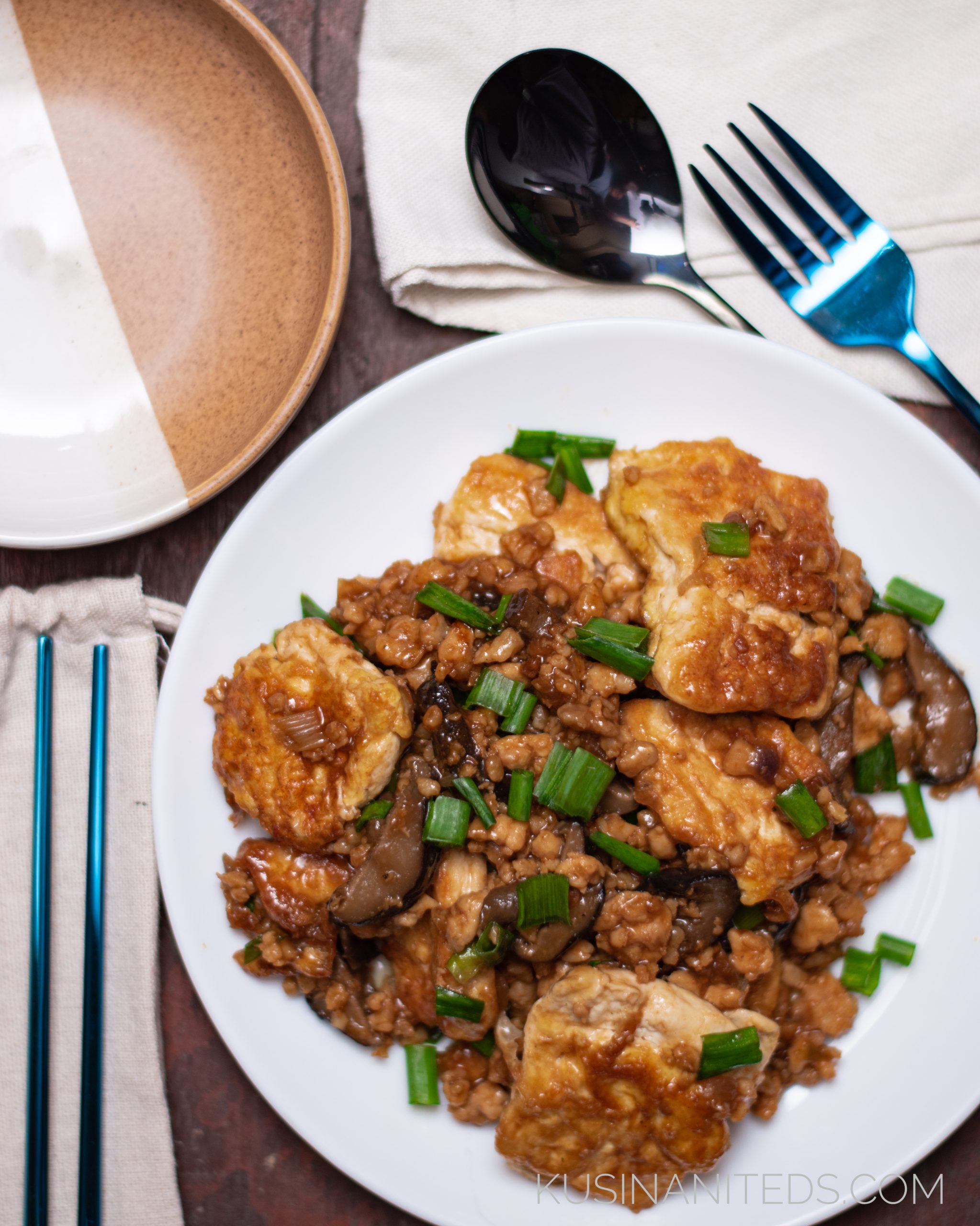 Soy Chicken and Tofu: Reminds me of Tokwa’t Baboy with Tausi