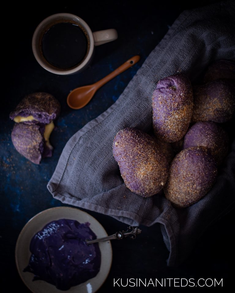 Cheesy Ube Pandesal: A Twelve Hour Bread Making Recipe